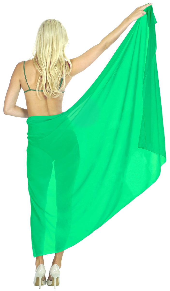 La Leela Women's Bikini Beach Wrap Hawaiian Sarong Swimming Suit ...