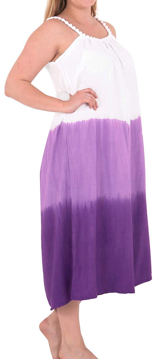 Women's Sundress Beachwear Lounger Plus Size Bikini Cover ups Dresses ...